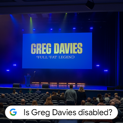 Is Greg Davies Disabled?: A Stand Up Comedy Review | Crip Life™