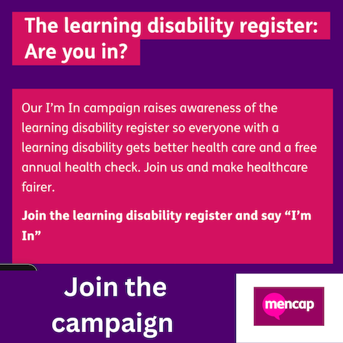 Mencap Launches “I’m In” Campaign To Boost GP Learning Disability ...